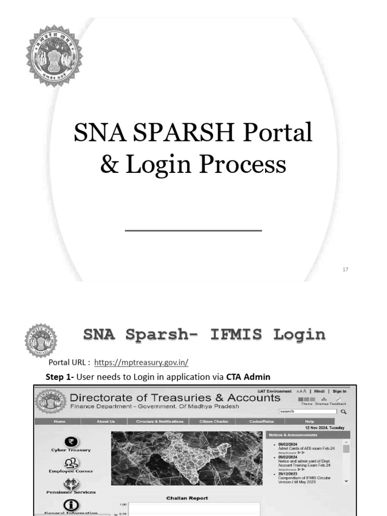 SNA SPARSH Portal Login Guide | PDF | Microsoft Excel | Software