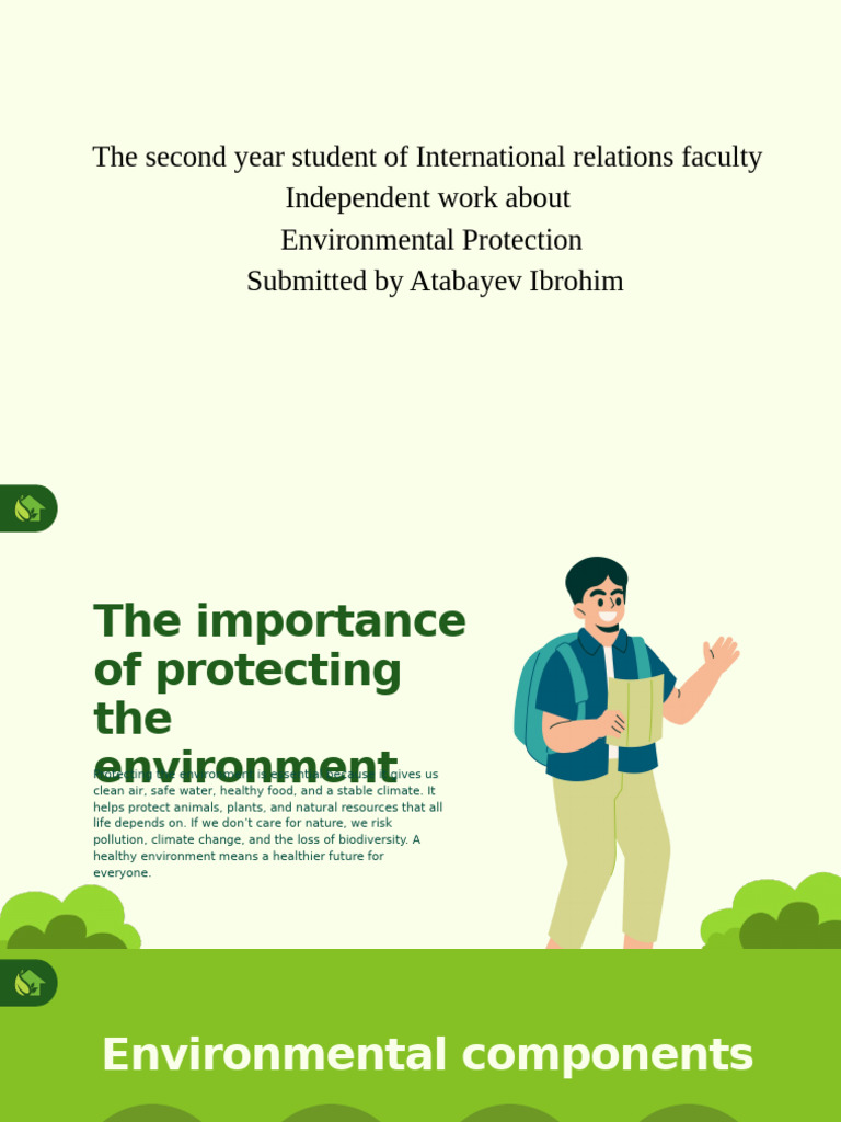 Importance of Environmental Protection | PDF | Recycling | Sustainability
