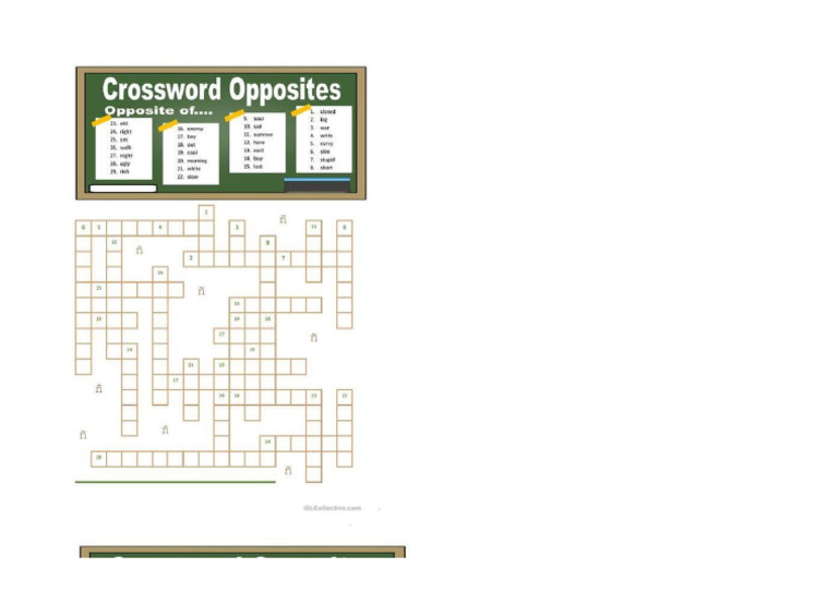 Antonyms-Opposite Worksheets 2022 | PDF