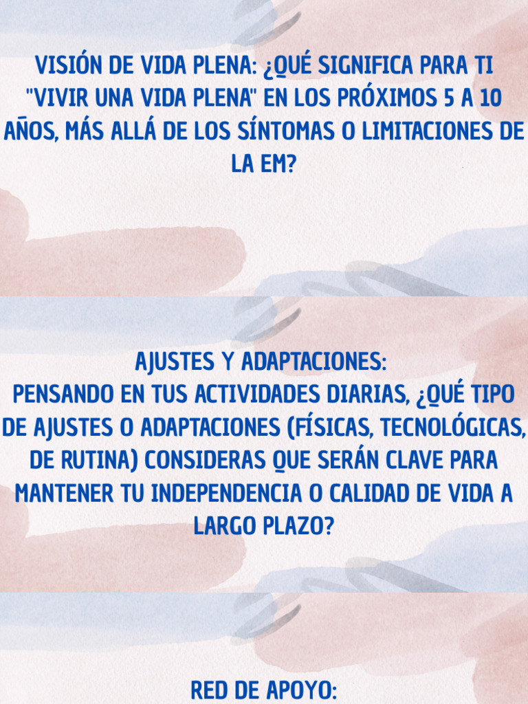 Visión de Vida Plena ¿Qué Significa para Ti Vivir Una Vida Plena en Los ...