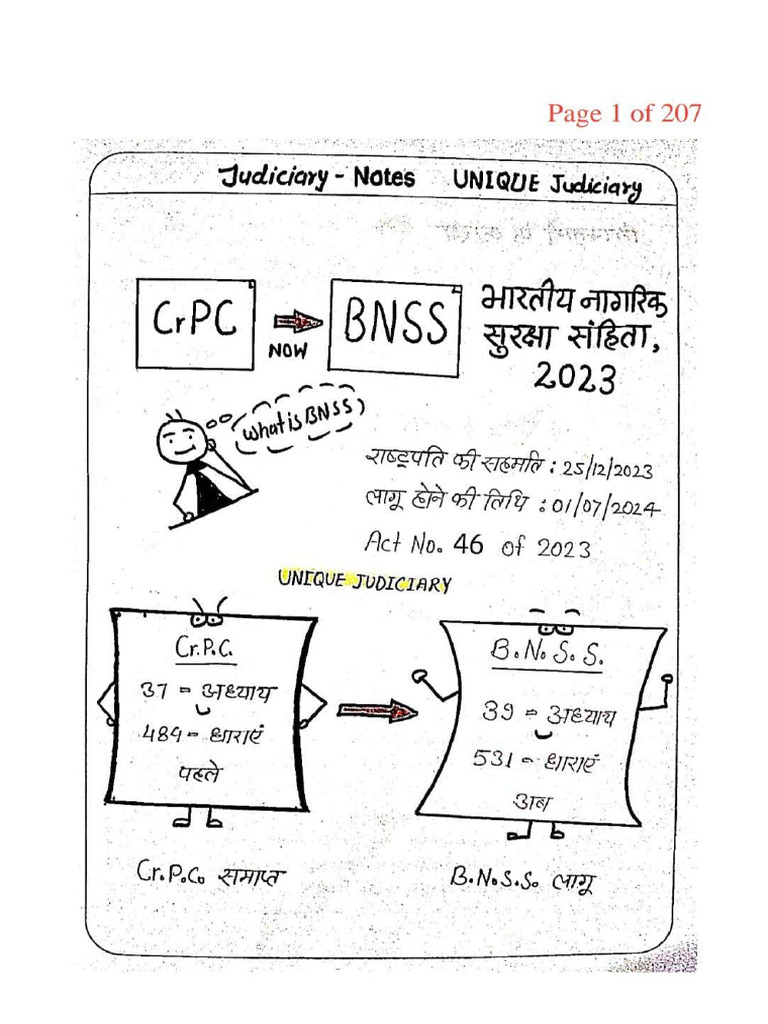 BNSS Notes Sample | PDF