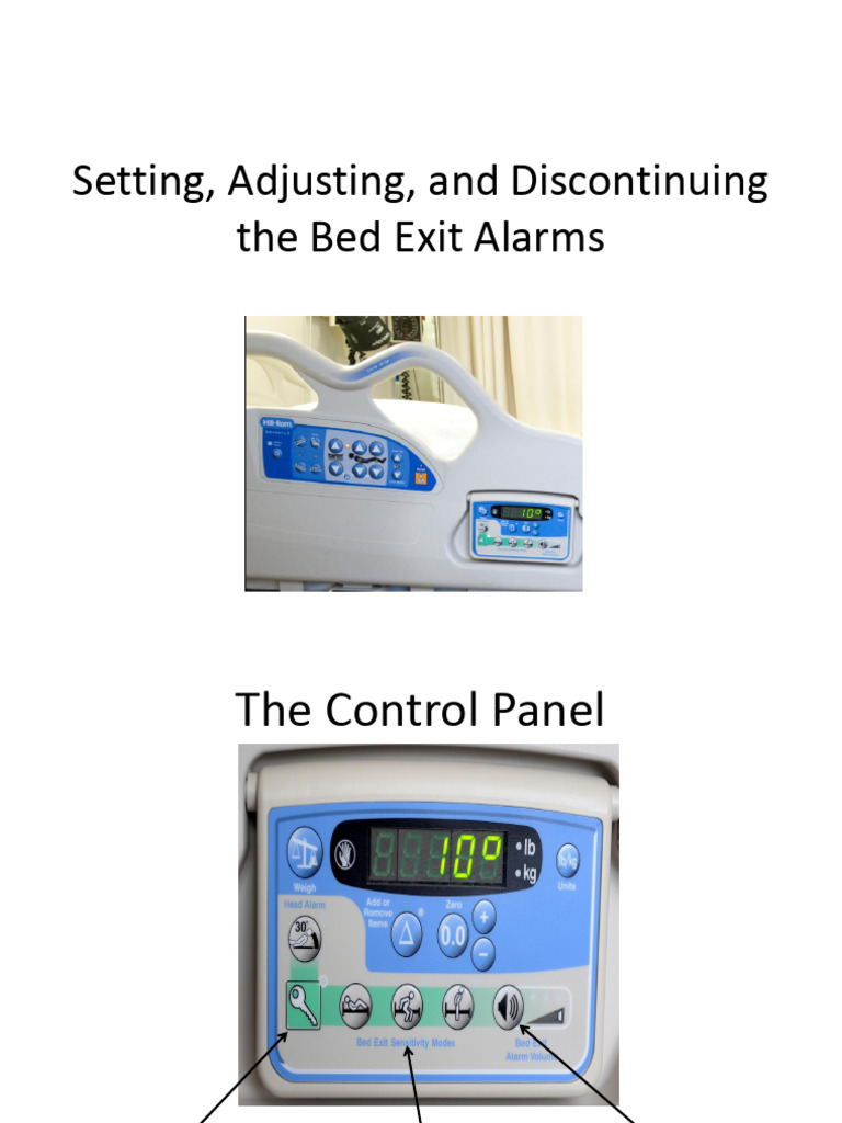 Disabling Hospital Bed Exit Alarm | PDF