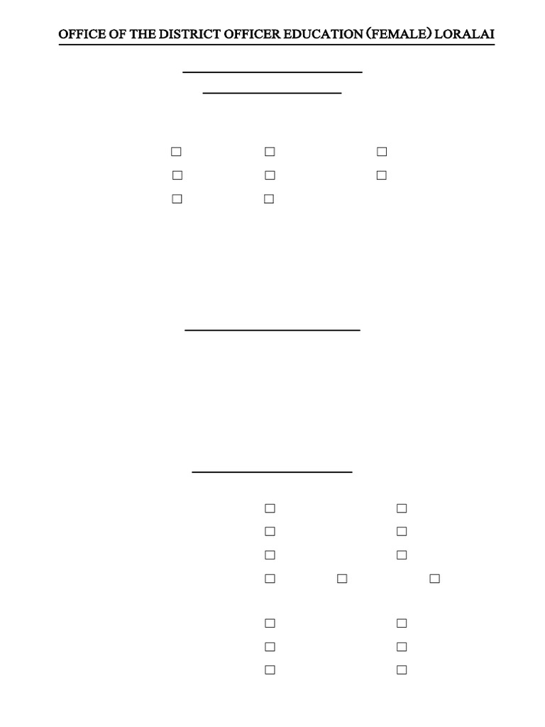 School Inspection Performa Template | PDF | Teachers | Schools