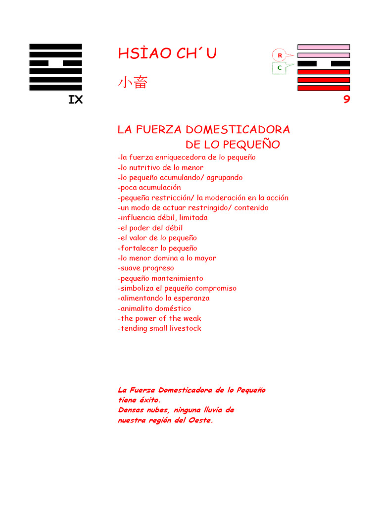 Hexagram A 9 | PDF