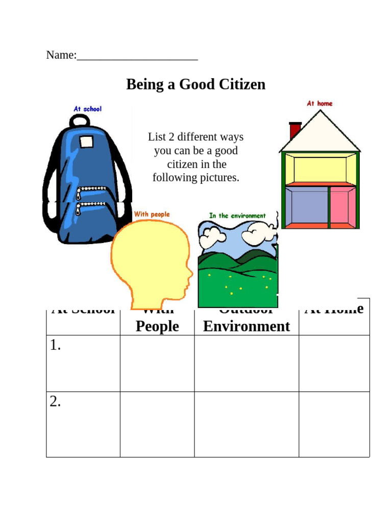 Ways to Be a Good Citizen | PDF
