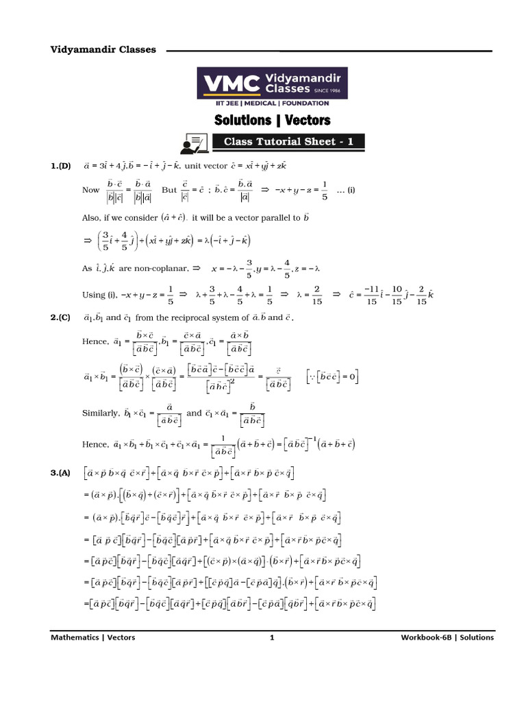 Vector Solutions Workbook 6B | PDF | Elementary Geometry | Triangle ...