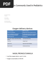 Pediatric Equipment Checklist for Care | PDF