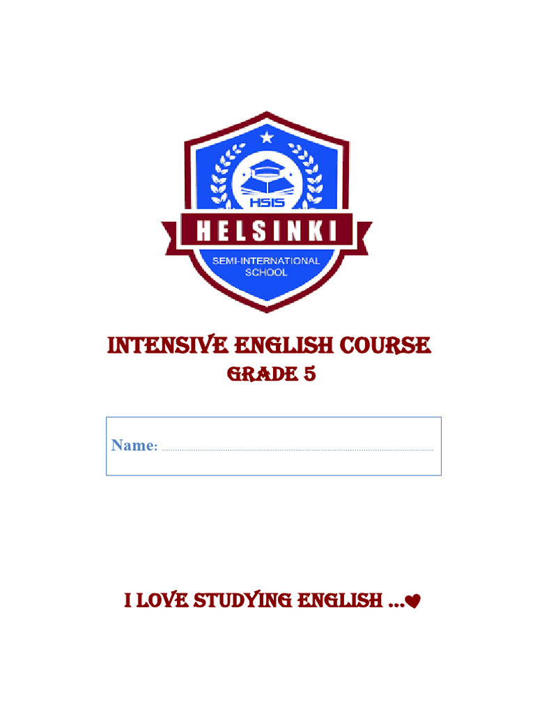 Grade 5 Intensive English Course Guide | PDF