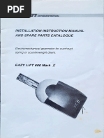 GEM Remote Lift Control Manual | PDF | Switch | Manufactured Goods