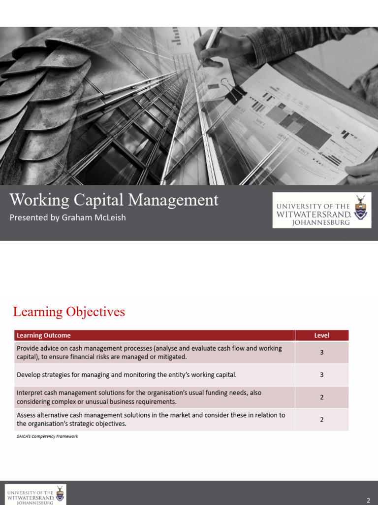 Effective Working Capital Management Strategies | PDF | Dividend ...