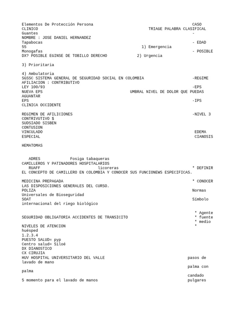 Elementos de Protección Persona | PDF | Legumbres | Ritmo cardiaco