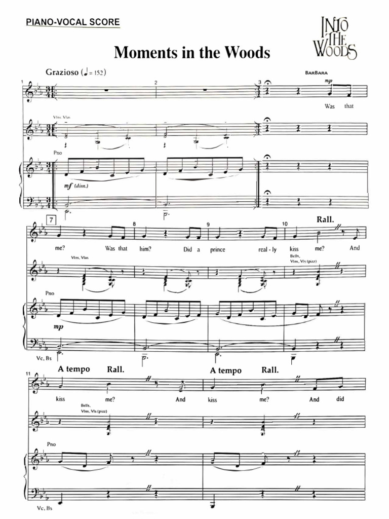 Moments in the Woods Sheet Music | PDF