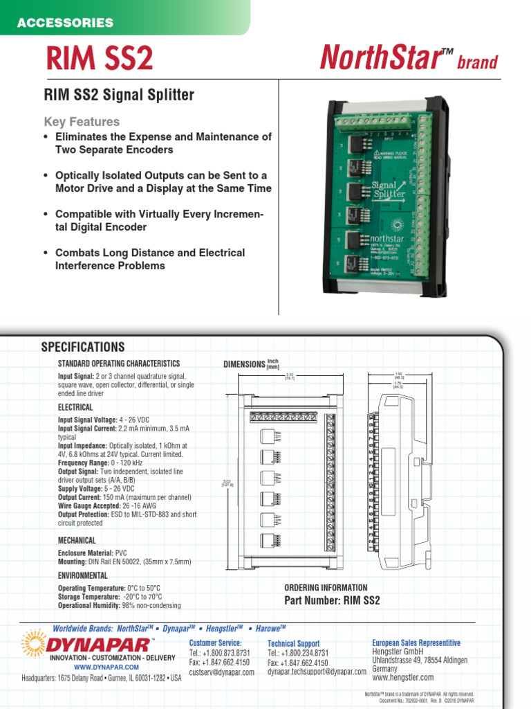 RIM SS2 Signal Splitter Overview | PDF | Electrical Engineering ...