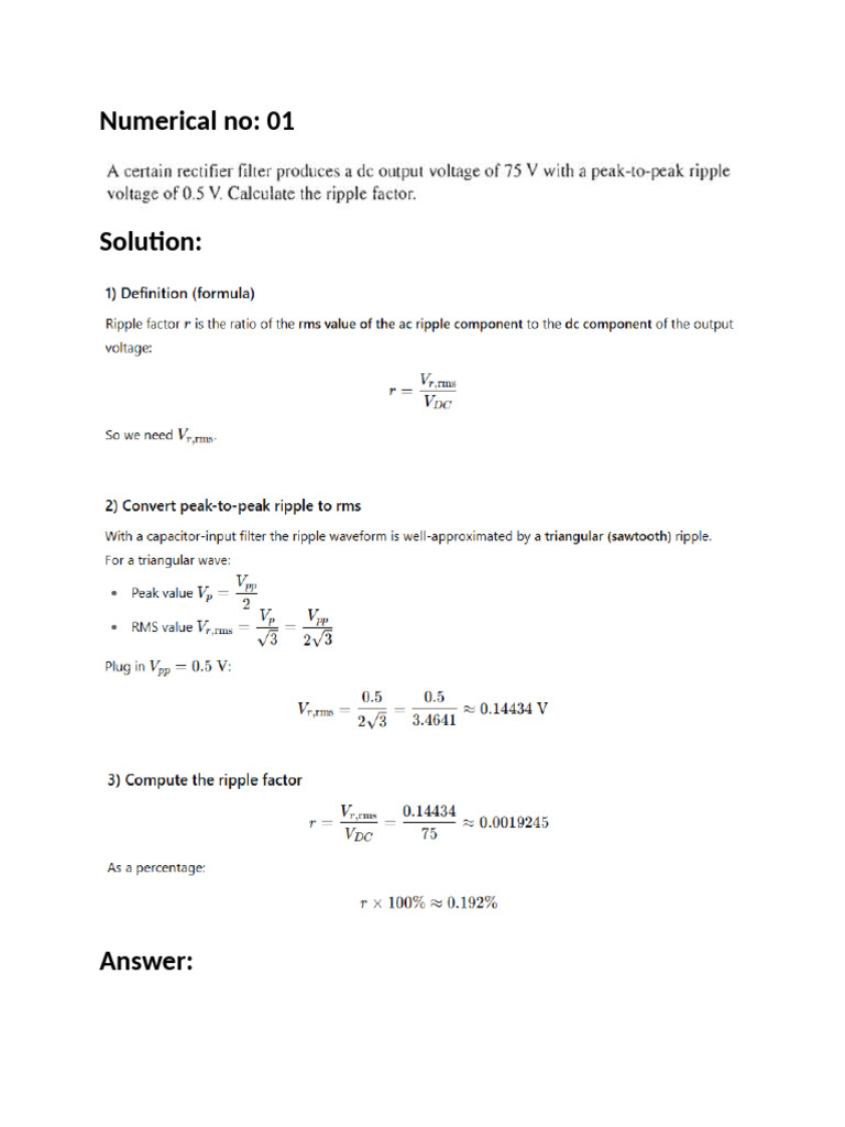 Numerical Solutions Compilation | PDF