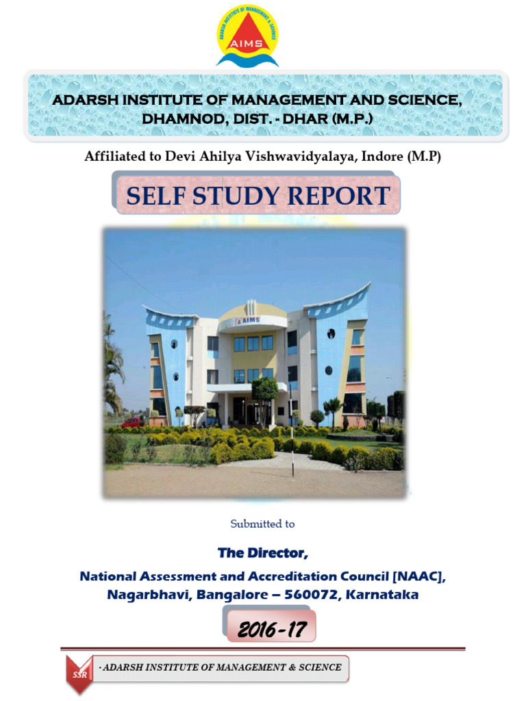 Naac SSR Report 2016-17 | PDF | Curriculum | Science