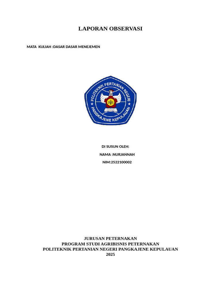 Laprak Andi Rama Lemak | PDF
