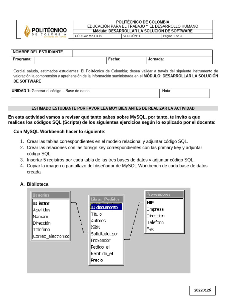 ASDU2 - Estructura y Creación de Base de Datos en MySQL | PDF | Mi sql ...