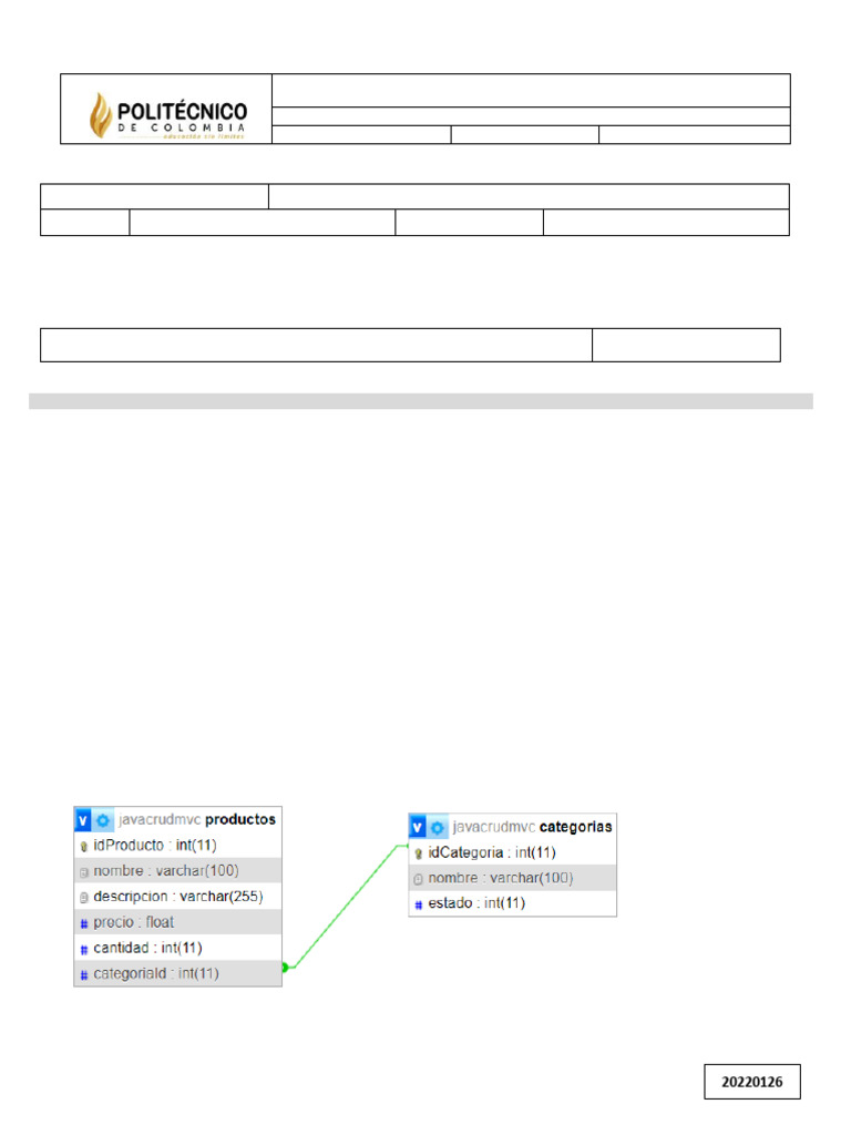 EPU3 - Taller Aplicación CRUD en Java Con Base de Datos MySQL Sab | PDF | Java (lenguaje de ...