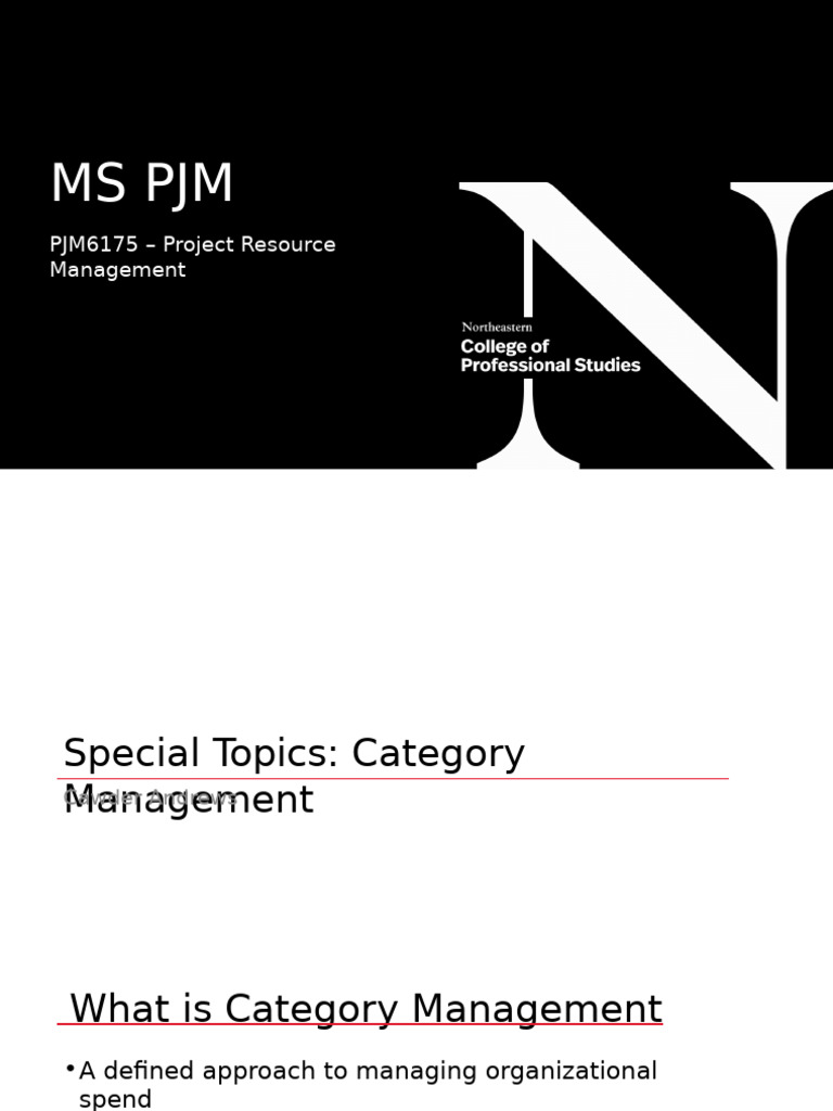 Category Management Strategies Guide | PDF | Procurement | Supply Chain