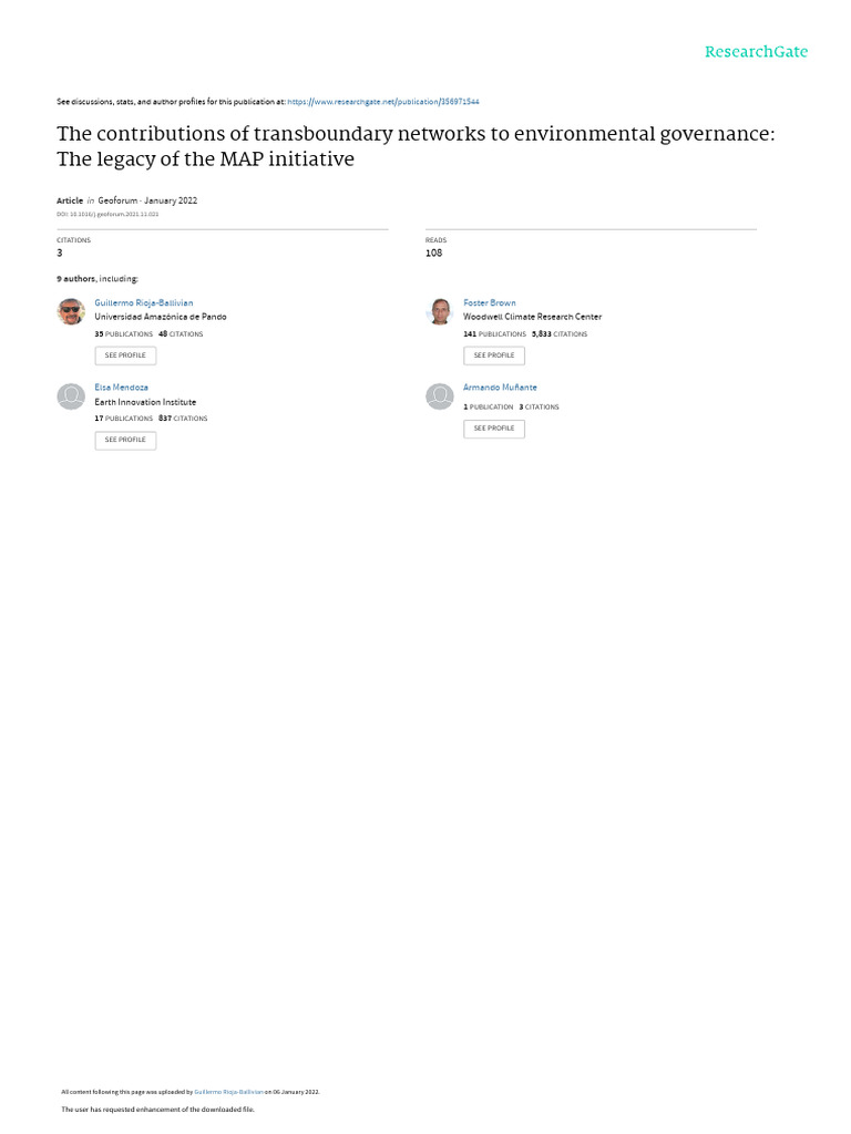GRB The Legacy of The Map Initiative | PDF | Governance | Qualitative ...