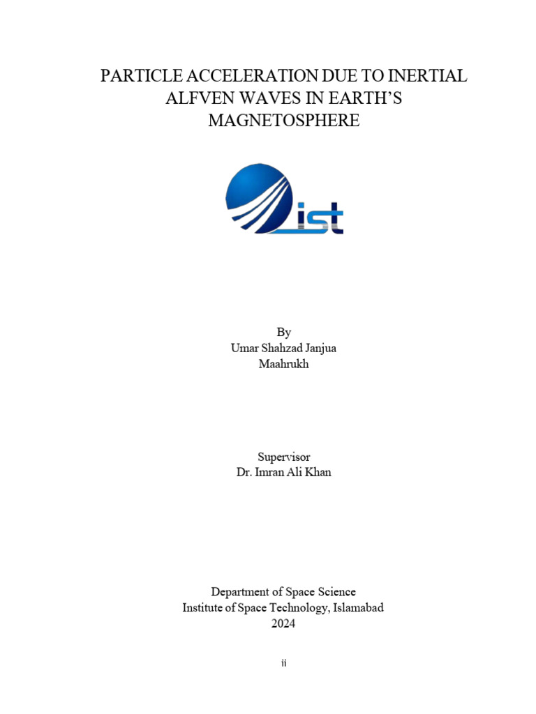 Particle Acceleration Due To Inertial Alfven Waves in Earth's ...