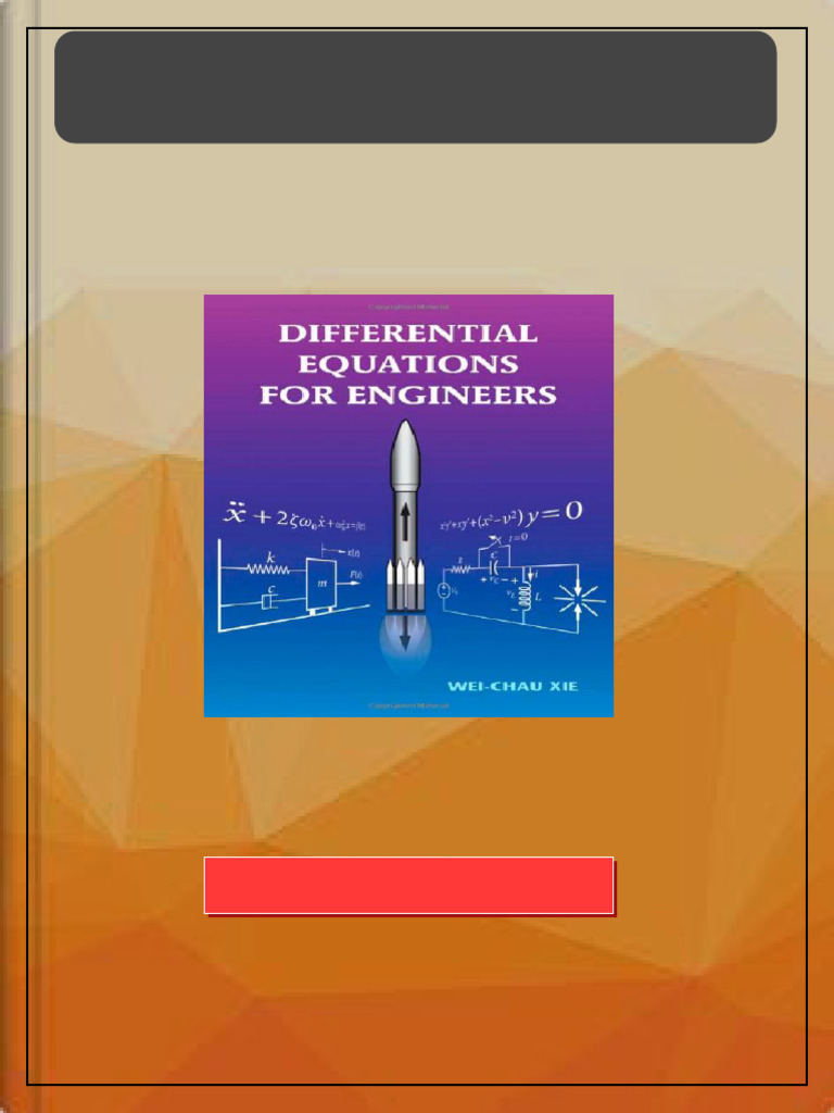 Differential Equations for Engineers 1st Edition Xie Wei-Chau download ...