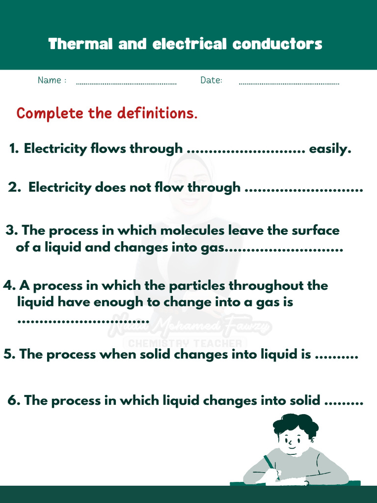 Thermal and Electrical Conductors PDF | PDF