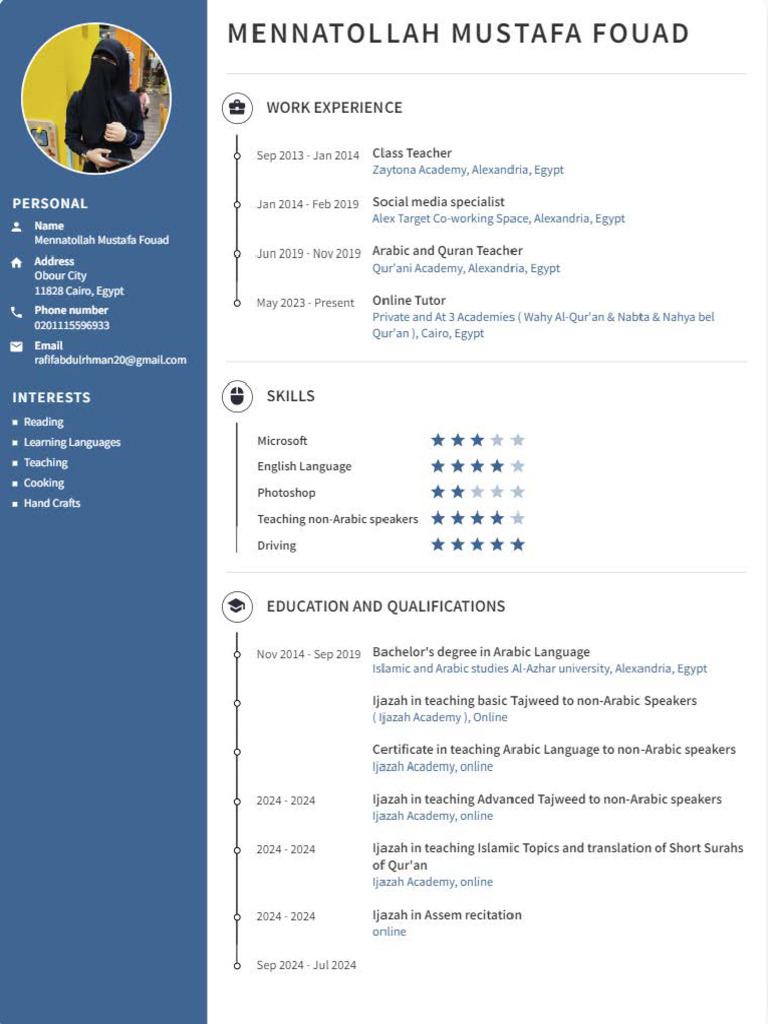Menna CV | PDF