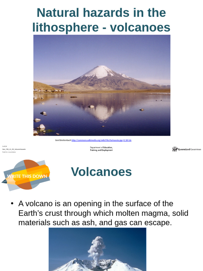Lesson 1. Volcanoes | PDF | Volcano | Plate Tectonics