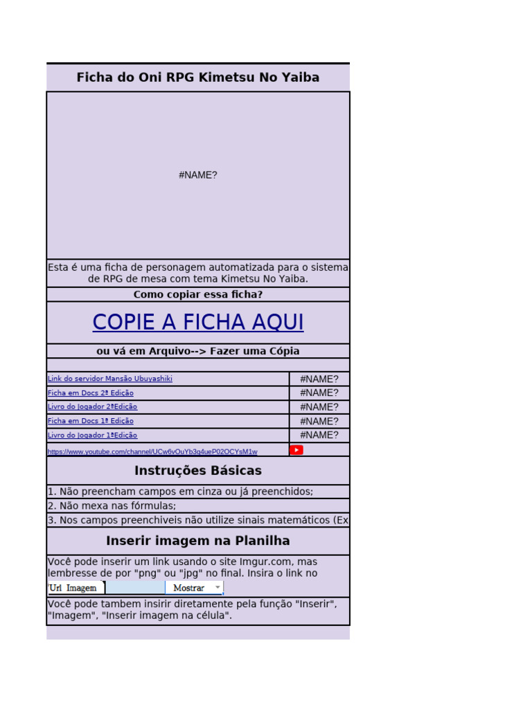 Ficha Base Do Oni v.2.0 | PDF | Armas de fogo