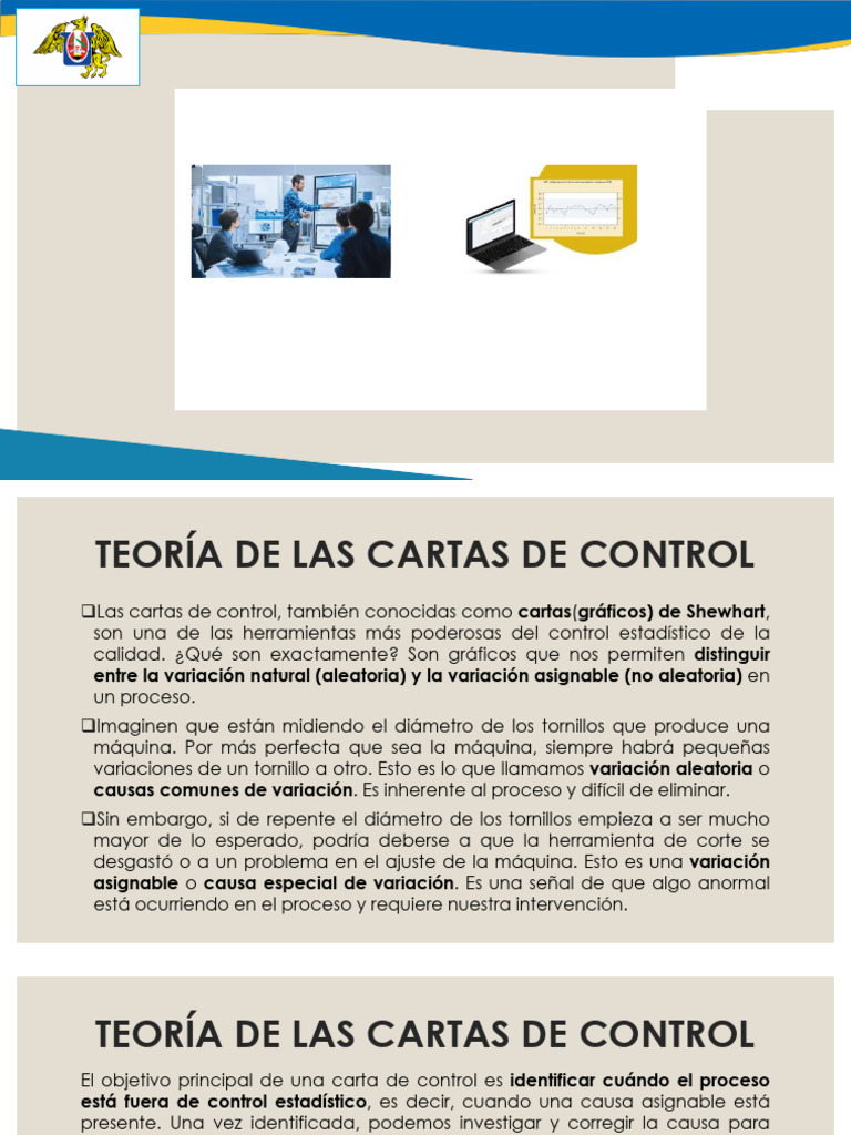 Cartas de Control en Calidad Estadística | PDF | Desviación Estándar