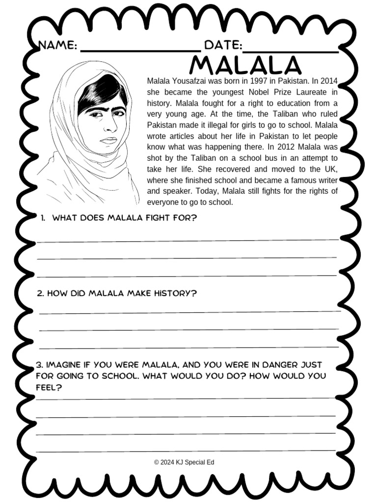 Malala: Name | PDF | Malala Yousafzai