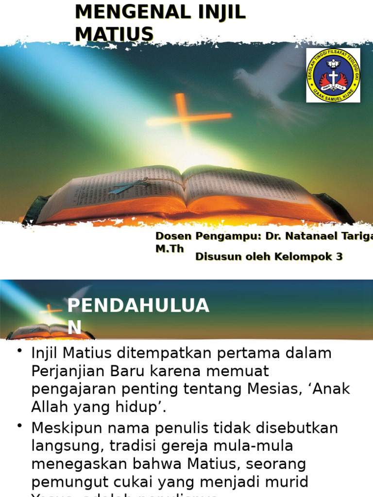 Mengenal Injil Matius | PDF