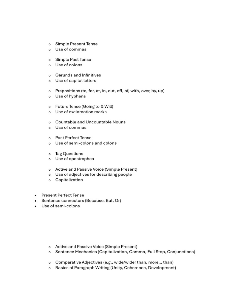 Grade 7-8 English Grammar & Vocabulary Guide | PDF | Verb | Reading ...