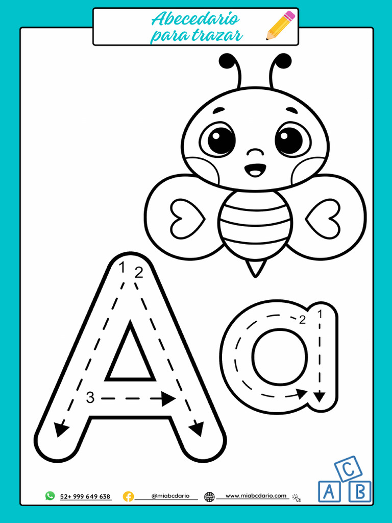 Abecedario para Colorear | PDF