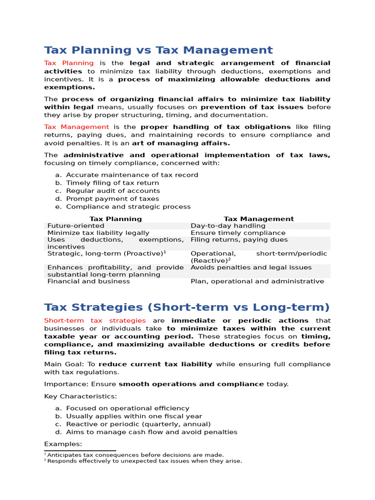Strategic Tax Management Midterm Reviewer | PDF | Taxes | Receipt