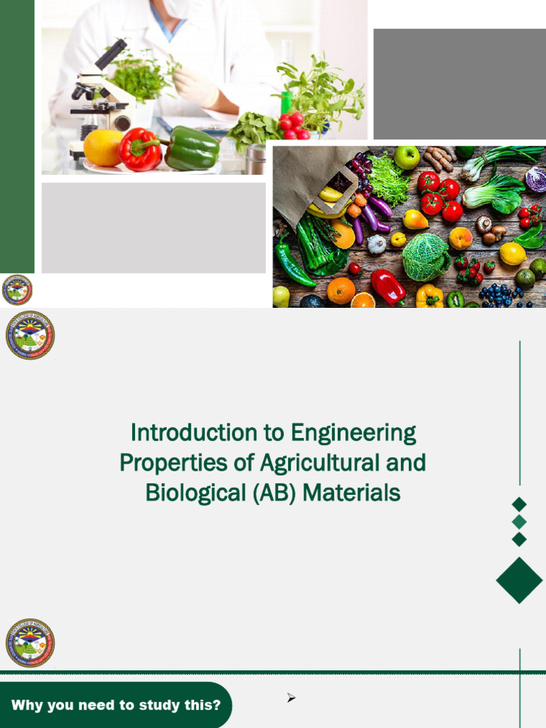 Lecture 1 Intro To Properties of AB Materials | PDF | Agriculture ...