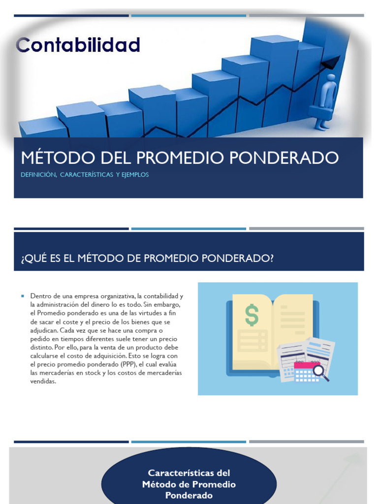 Promedio Ponderado: Definición y Ejemplos | PDF | Precios | Economias