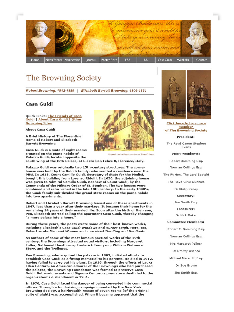 Casa Guidi 3 | PDF | Robert Browning