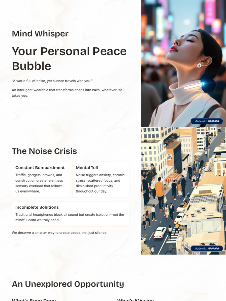 Mind Whisper | PDF | Noise | Sound