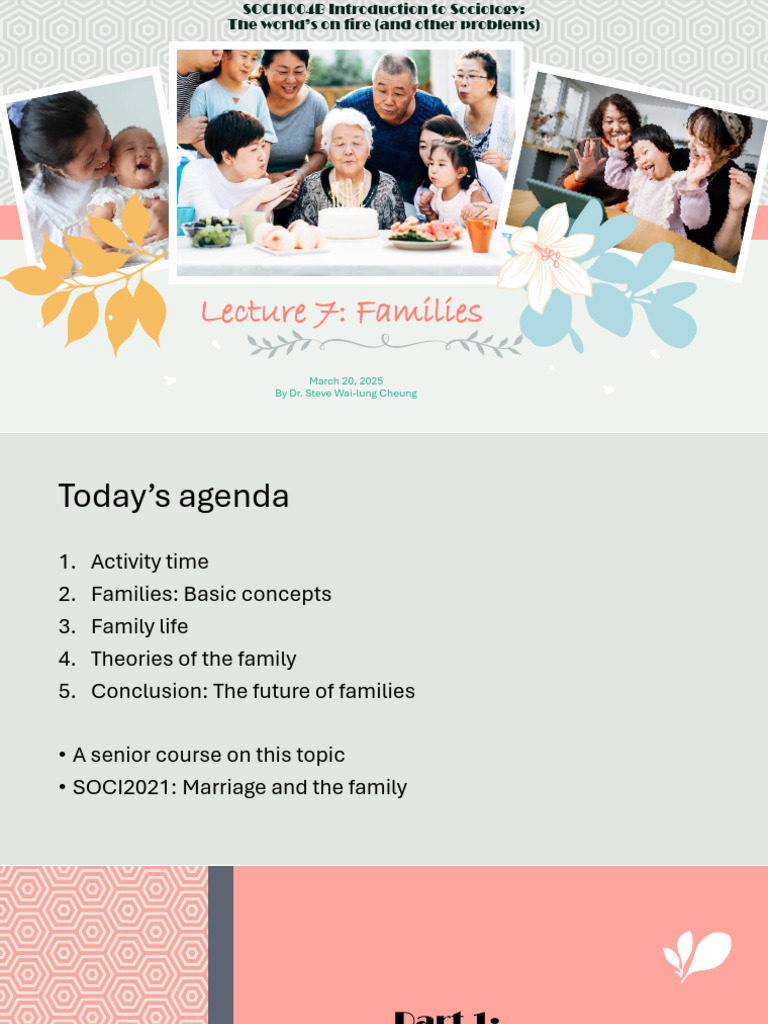 Understanding Family Dynamics in Sociology | PDF | Family | Marriage