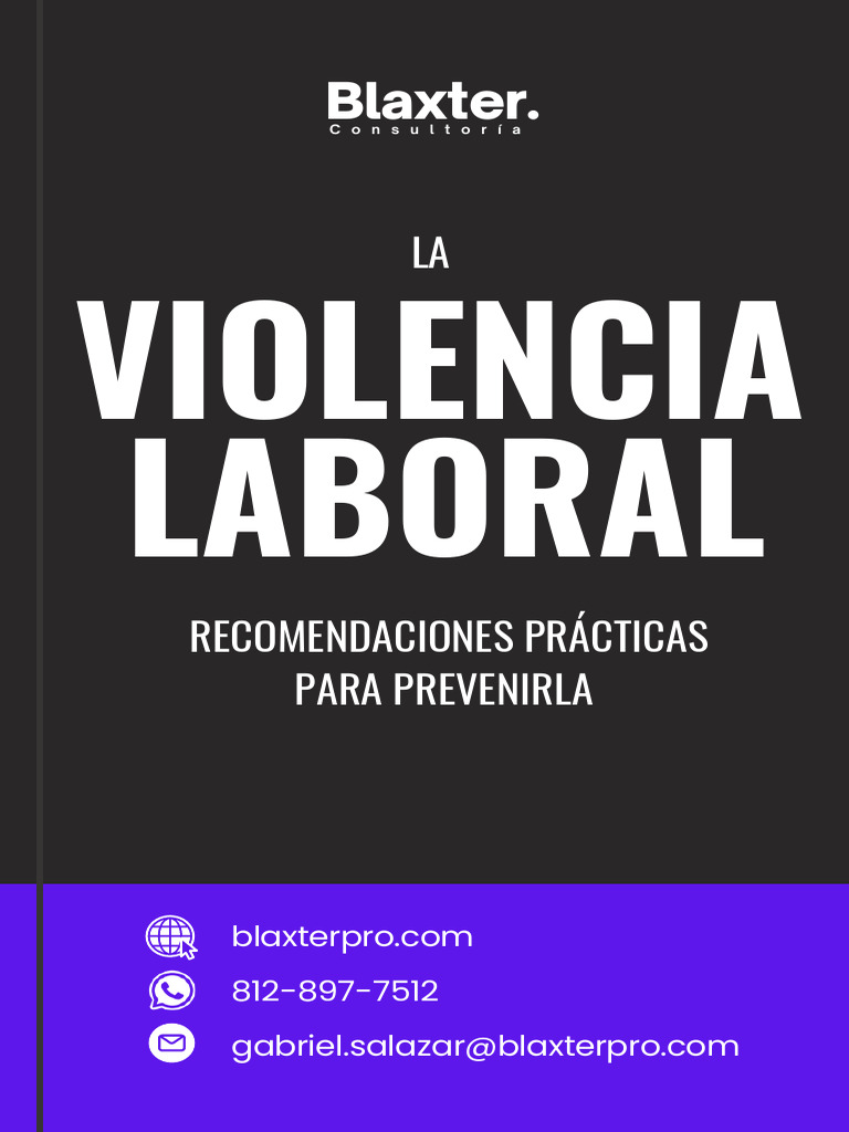 Acciones Clave para Prevenir La Violencia Laboral 1752585367 | PDF | Violencia | Liderazgo
