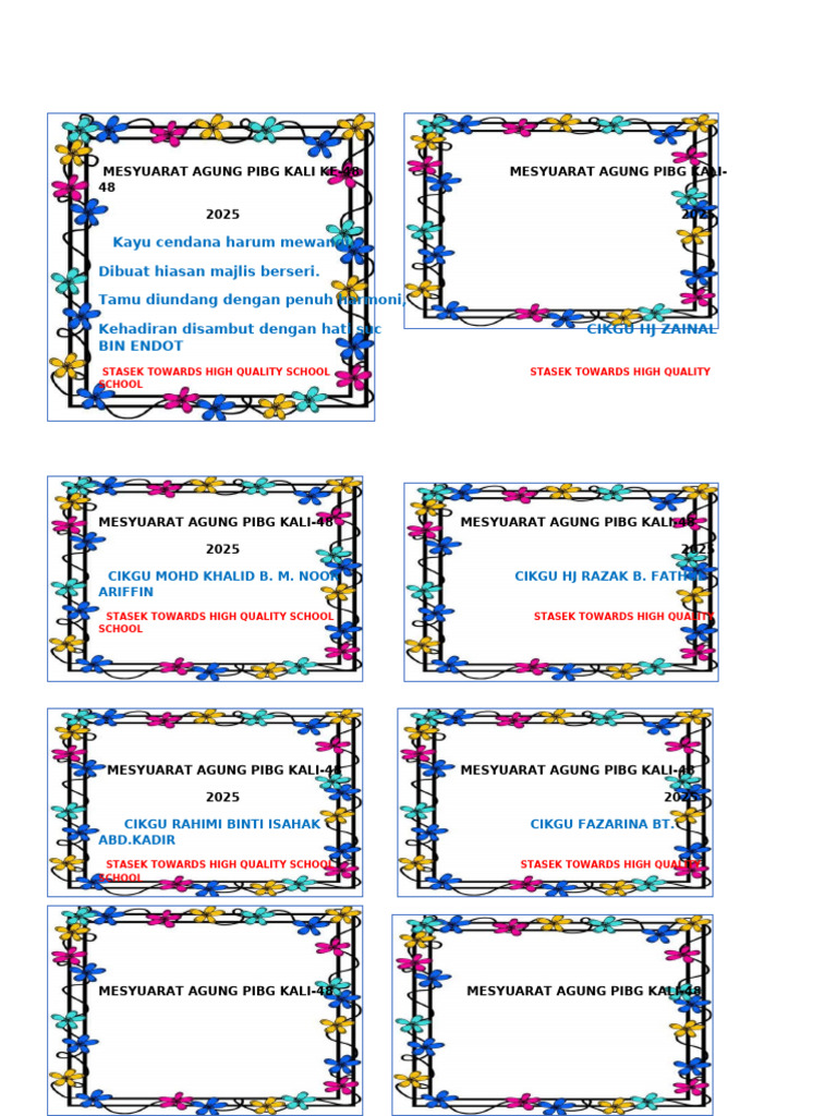 Label Kad Gudis | PDF