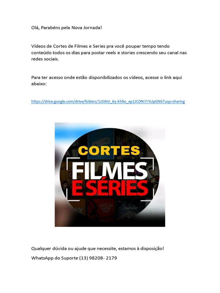 Vídeos de Cortes Filmes e Series | PDF