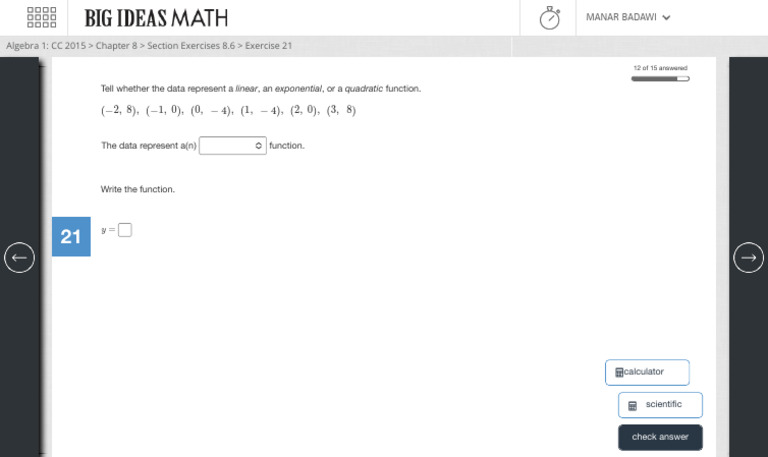 Big Ideas MathAssessment 3 | PDF