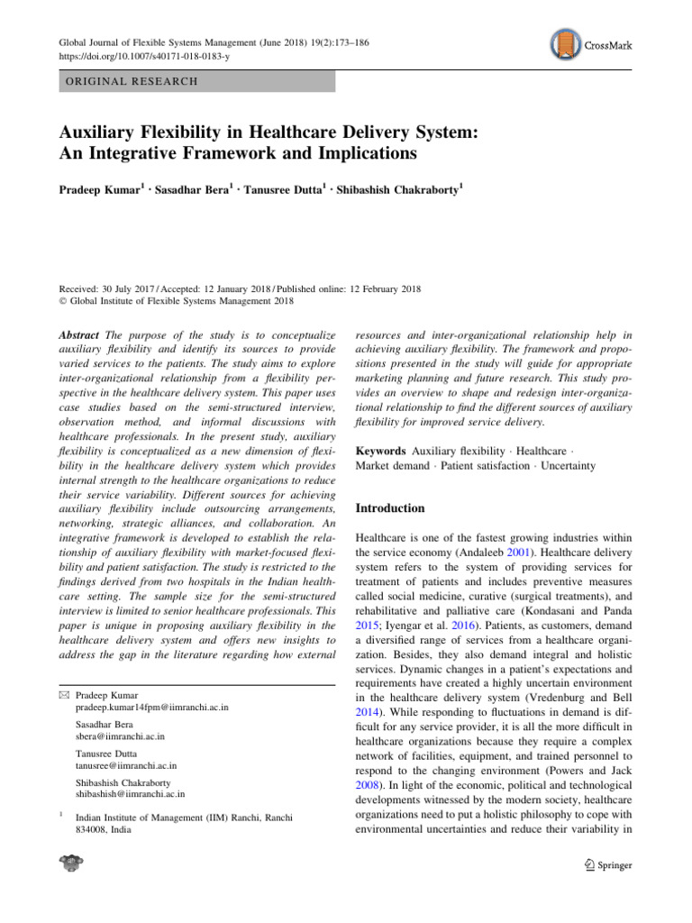 Auxillary Flexibility in Healthcare | PDF | Health Care | Hospital