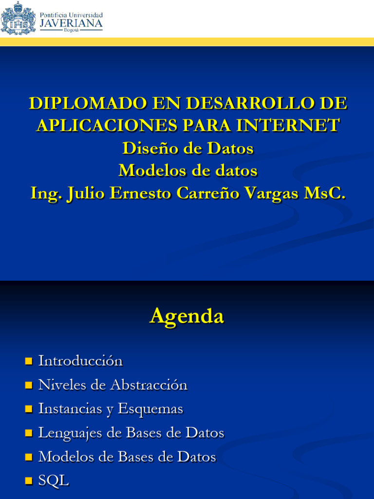 2 Modelos Datos | PDF | SQL | Base de datos relacional