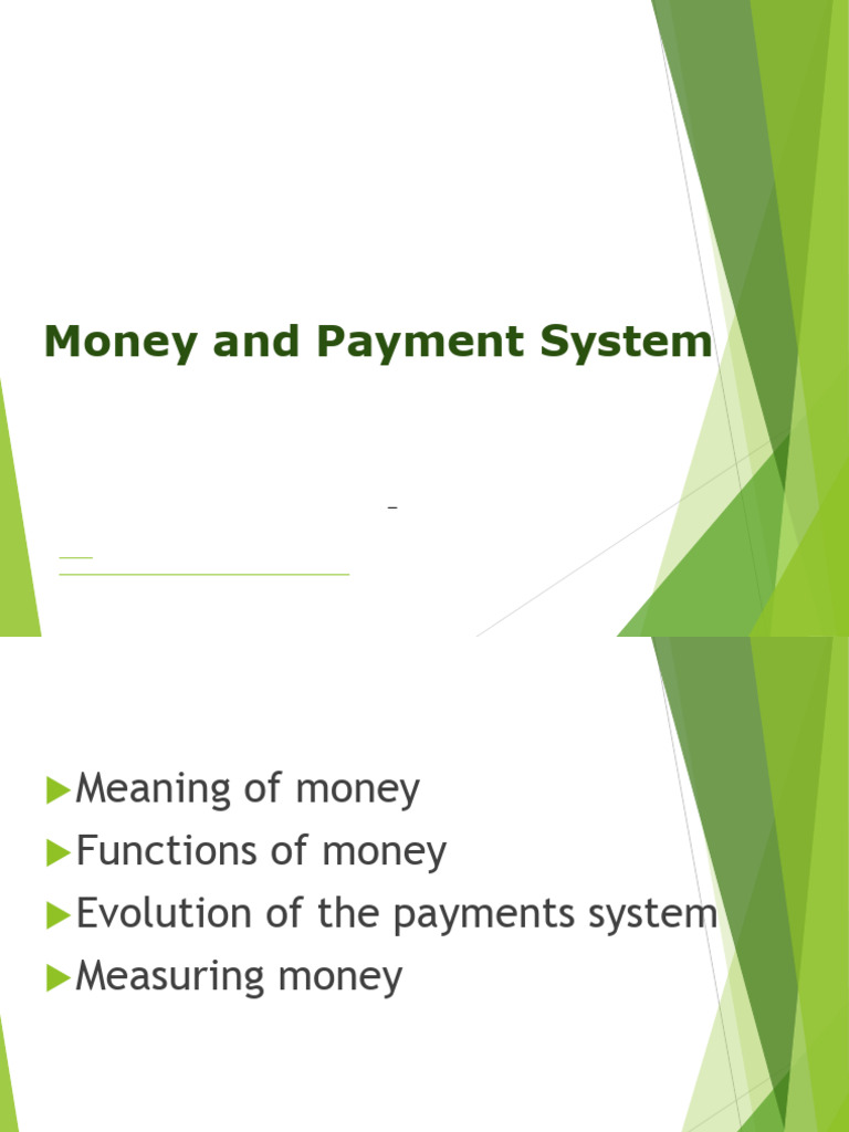 ECO531 C3 Money and Payment System Edit | PDF | Money | Money Supply