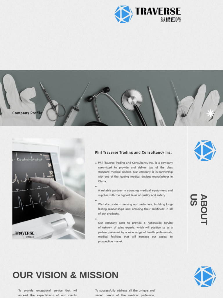 Phil Traverse Medical Device Company Profile | PDF | Blood Pressure ...