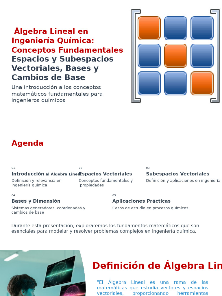 Algebra Lineal Conceptos Fundamentales | PDF | Espacio vectorial | Base ...